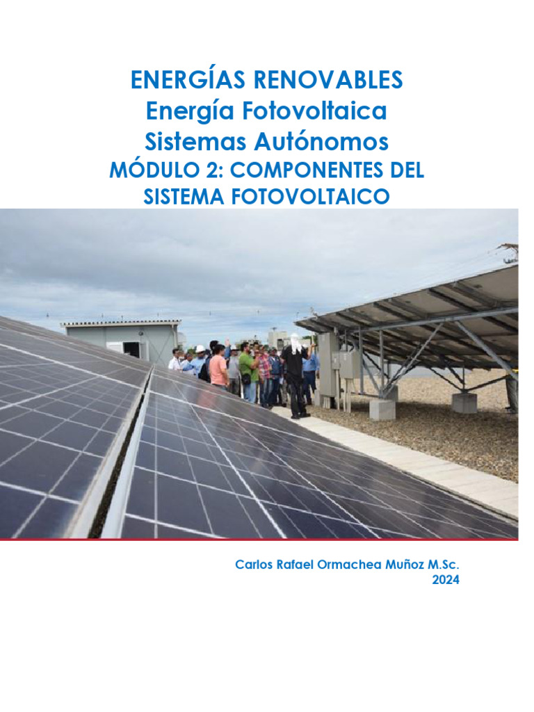 MÓDULO 2 - Componentes_Arquitectura_SFV_GD | PDF | Fotovoltaica | Panel ...
