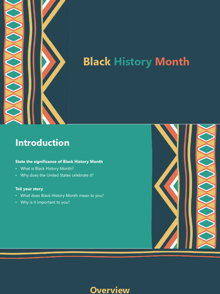 Black History Month Presentation | PDF