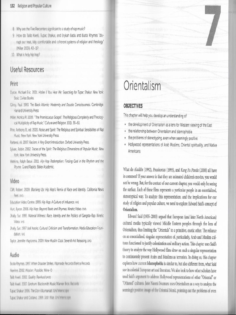 Klassen, CH 7 - Orientalism | PDF
