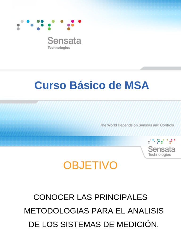 Curso Basico MSA | PDF | Medición