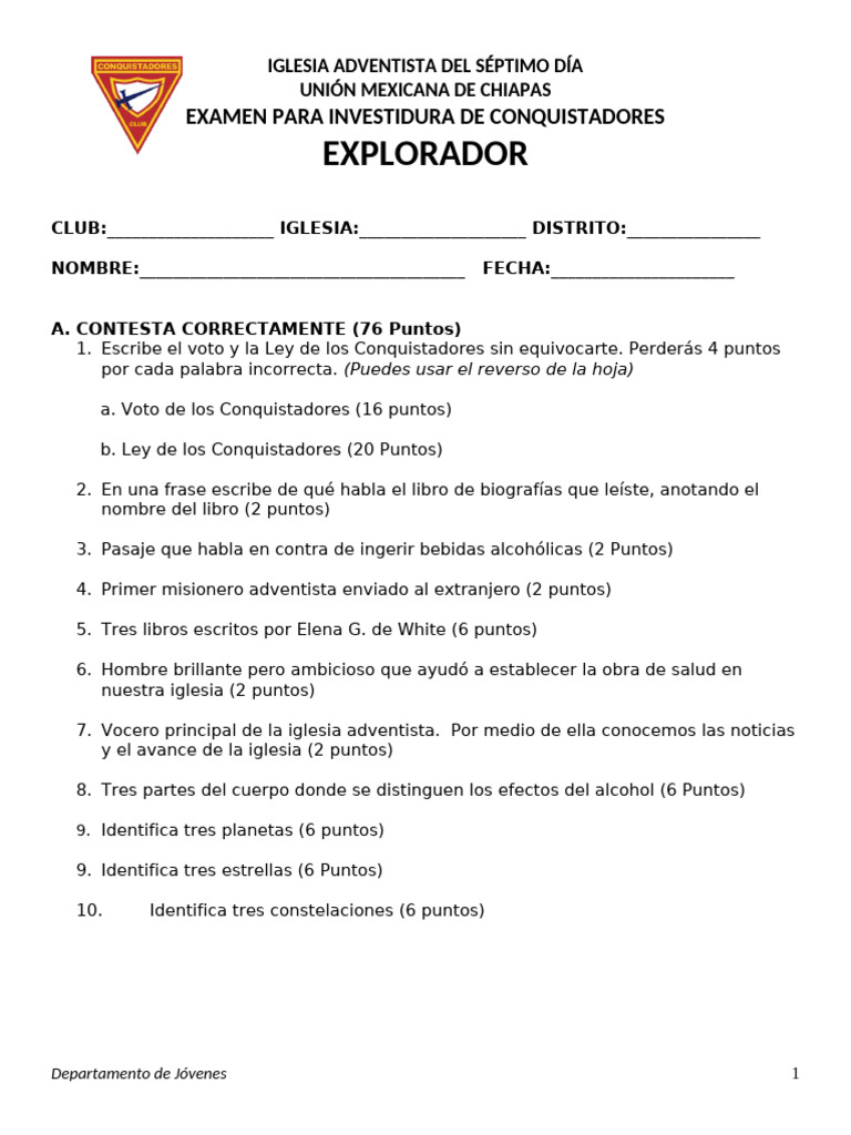 3. Examen EXPLORADOR | PDF