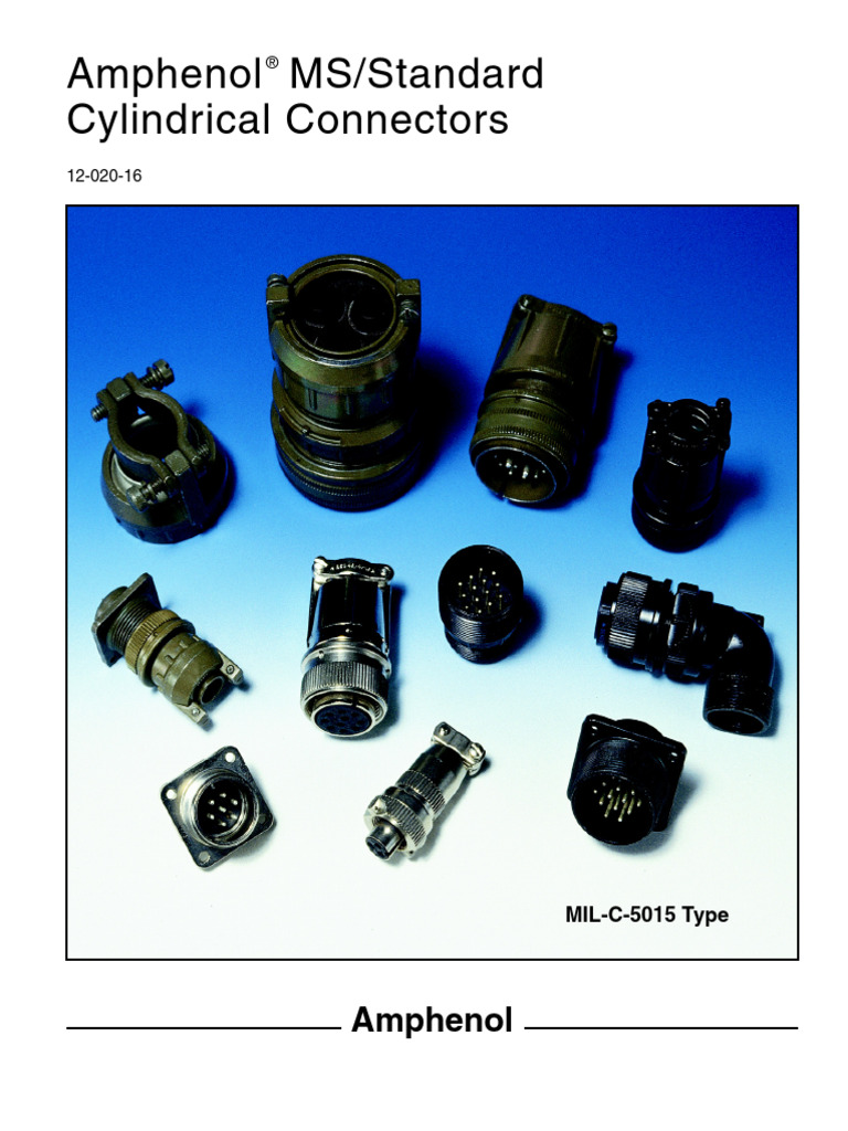 12-020 conectores amphenol | PDF | Electrical Connector | Electrical Engineering