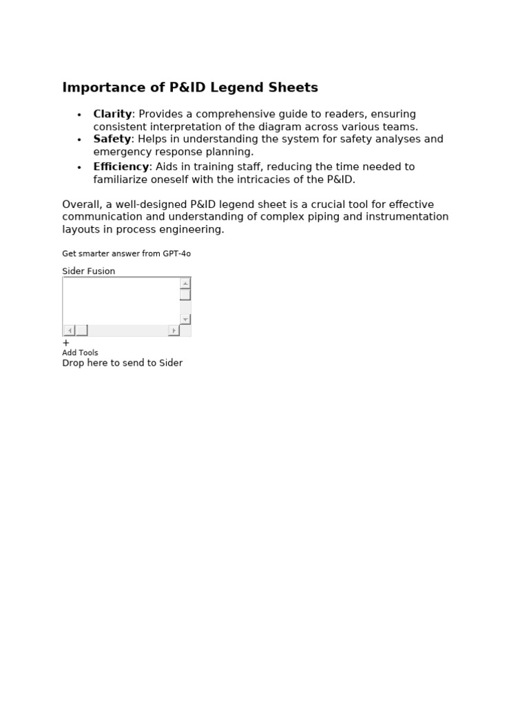 Importance of P&ID Legend Sheets | PDF
