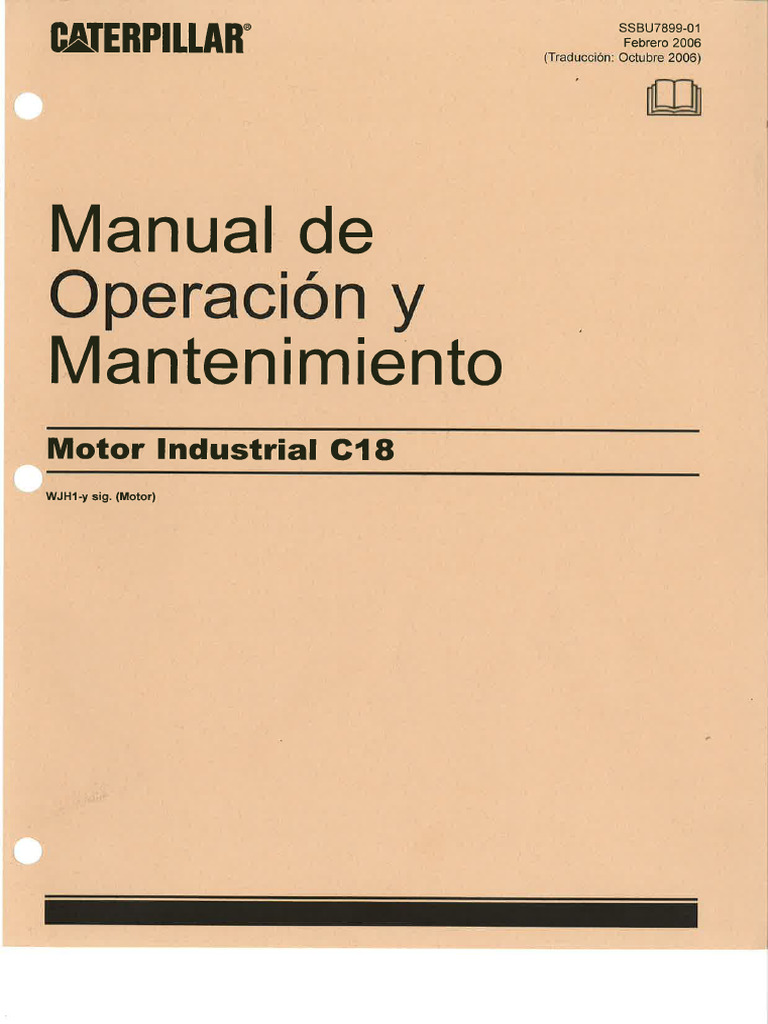 Caterpillar C18 MANUAL DE OPERAÇÃO E MANUTENÇÃO DO C-18 | PDF ...