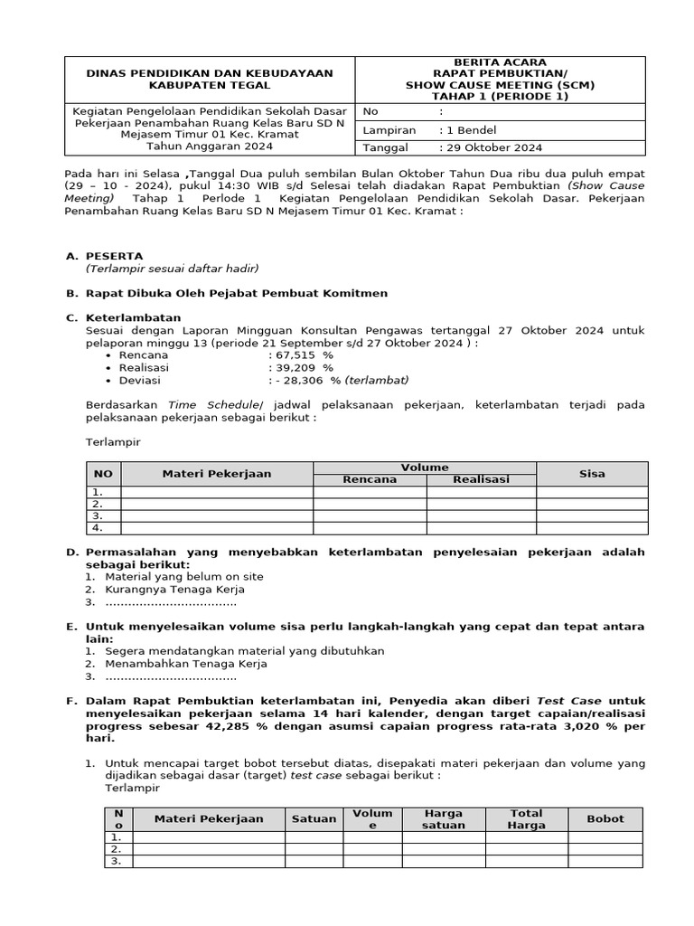 DRAFT BA SCM 2 | PDF
