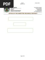 Grade 7 Term 1 2025 MATHEMATICS BASELINE TEST-1 | PDF | Elementary ...