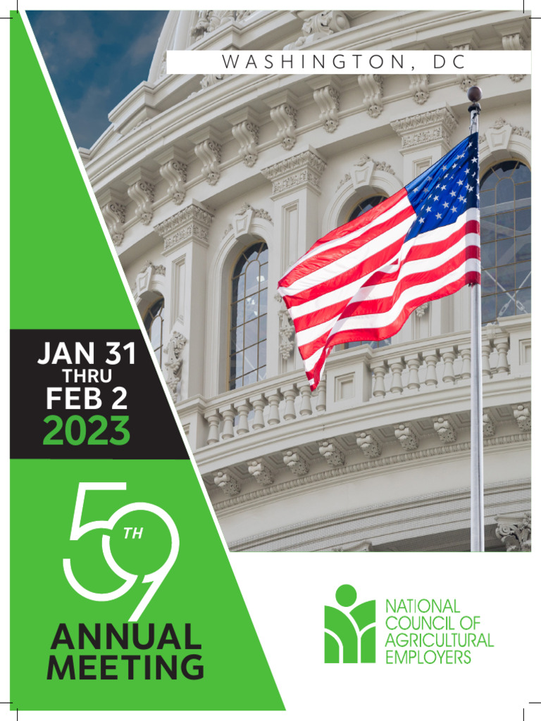 NCAE 2023 Annual Meeting Agenda | PDF | Equal Employment Opportunity ...