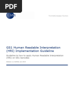 GS1 HRI Guidelines v01 | PDF | Barcode | Data