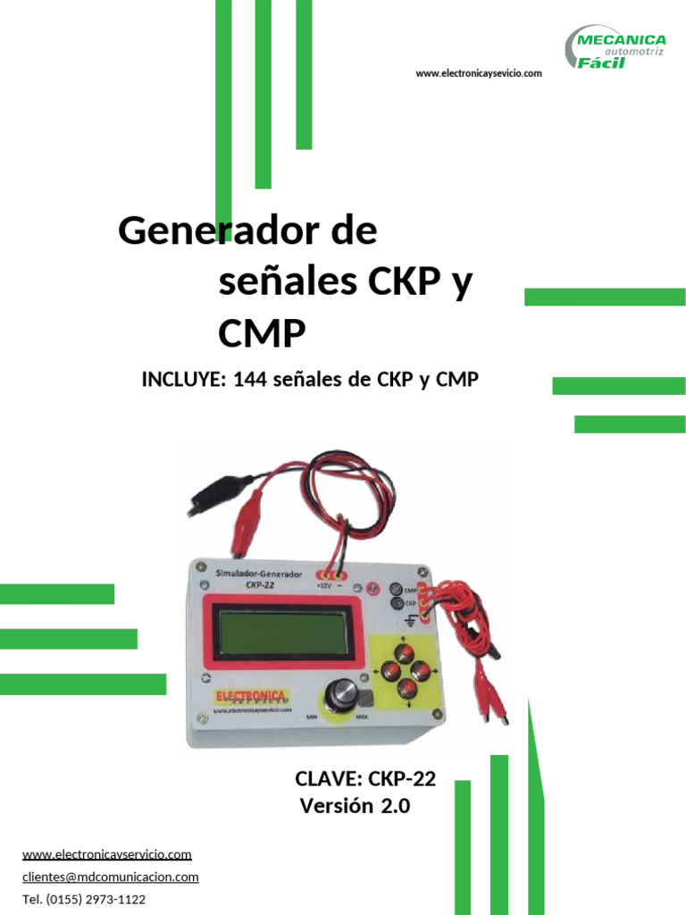 generador-de-seales-ckp-y-cmp-compress-pdf | PDF | Vehículo de motor | Tecnologías automotrices