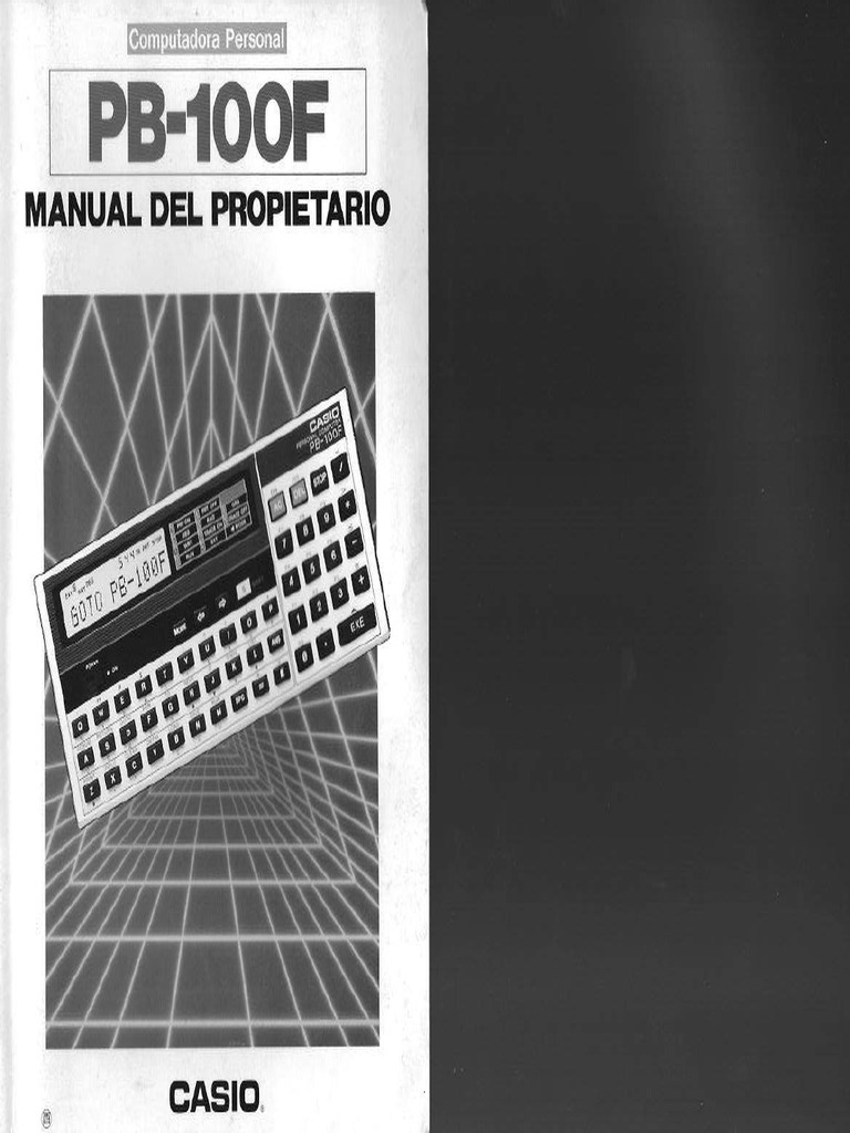 Casio PB 100F | PDF