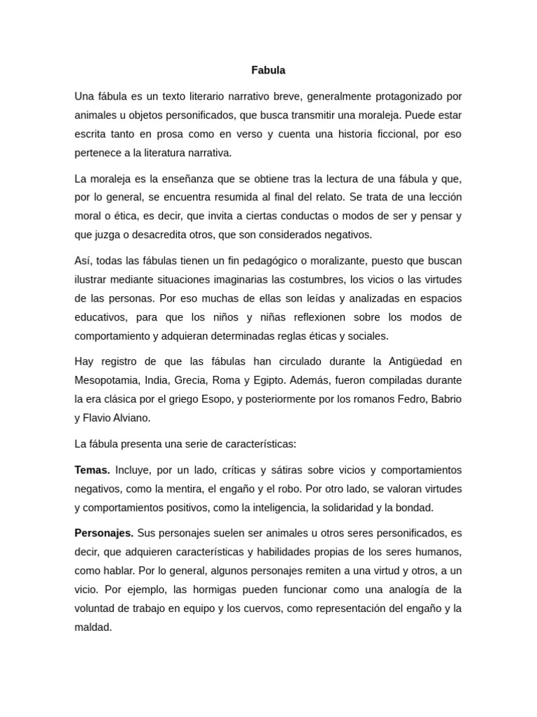 Fabula 21 06 | PDF | Fábula | Poesía épica