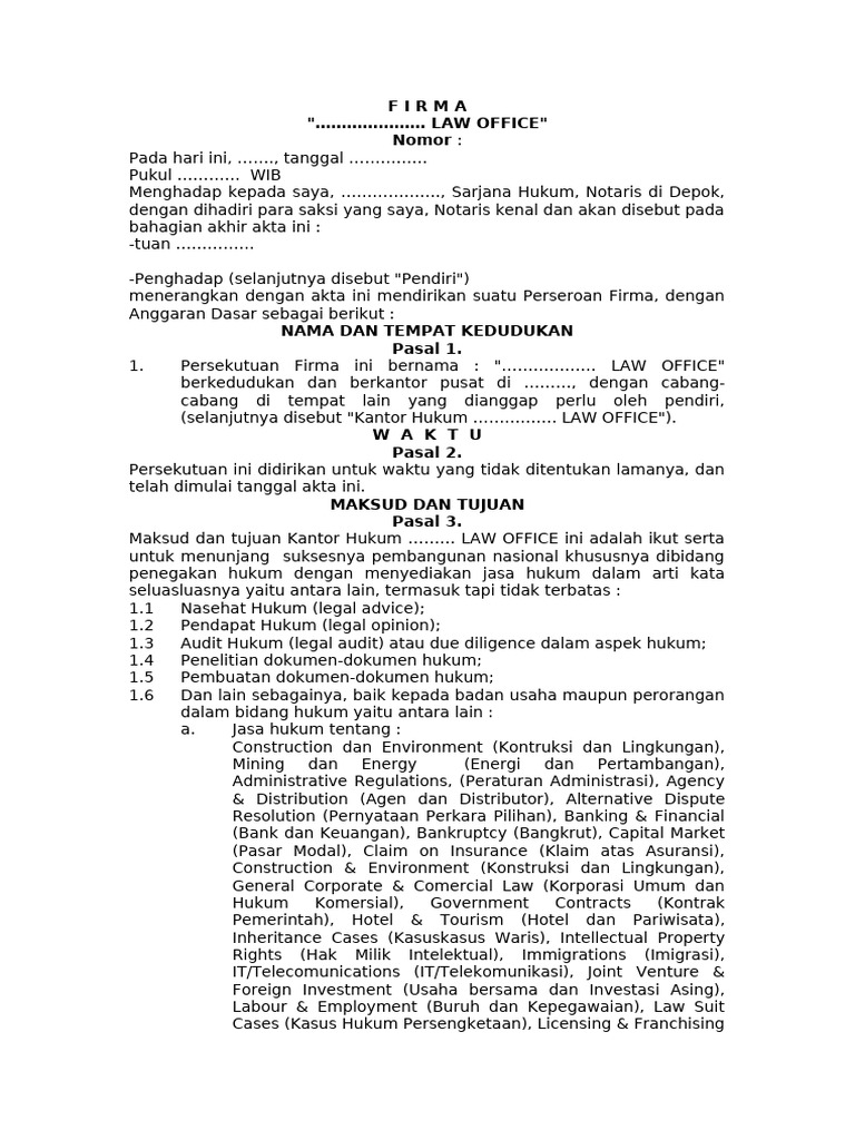 FIRMA LAW OFFICE | PDF