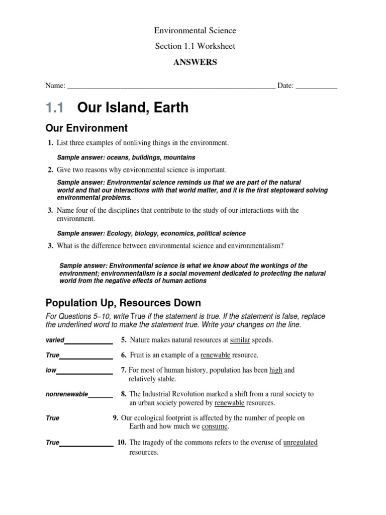 Environmental-Science Compress | PDF | Natural Environment | Resource