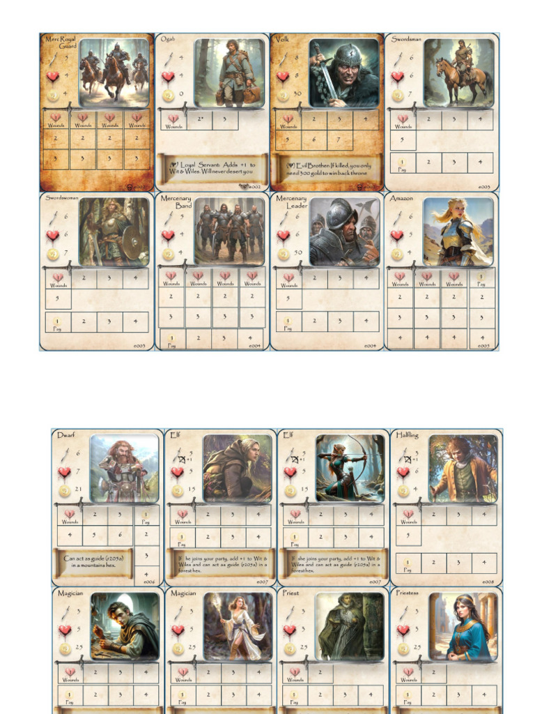 Encounters Cards - Set 1 (High Res) | PDF