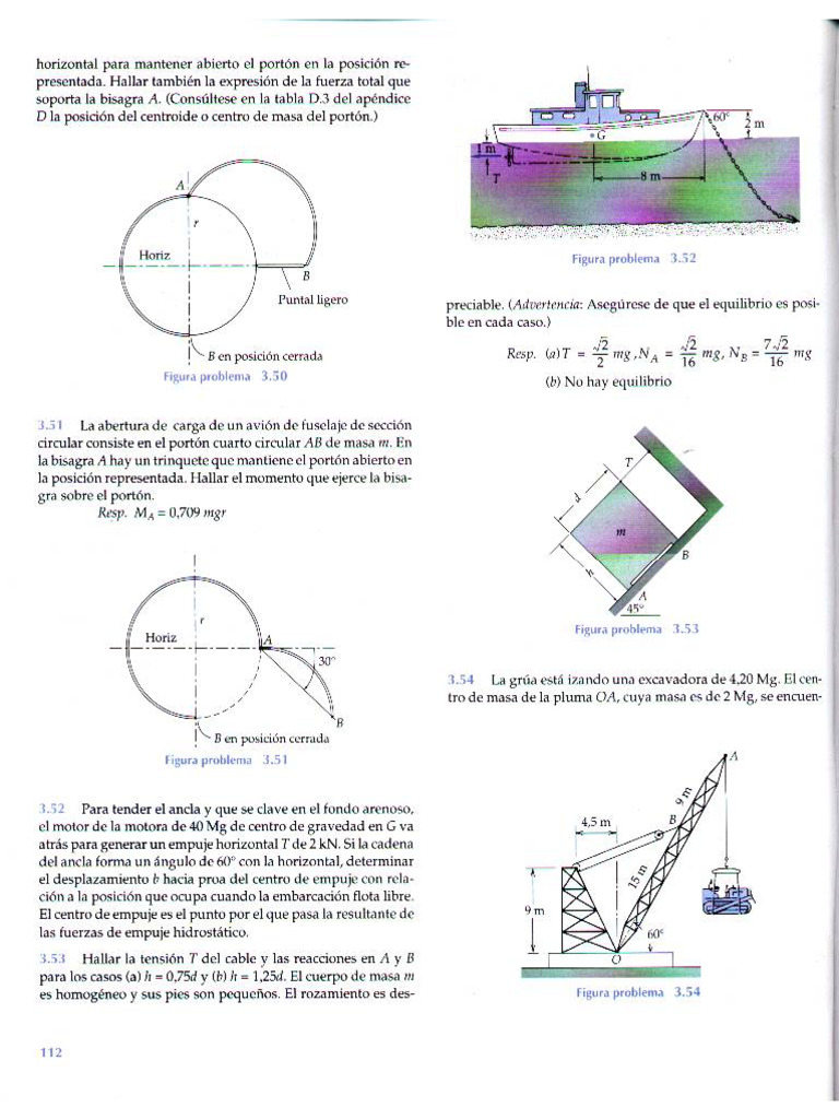 Ejercicios de estática | PDF