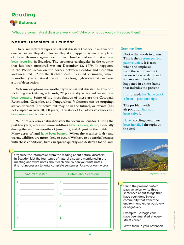 Ing 3 Bach m3 Pag 4 | PDF | Natural Disasters | Volcano