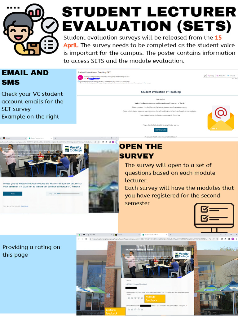 STUDENT LECTURER EVALUATION (SETS) INFORMATION | PDF