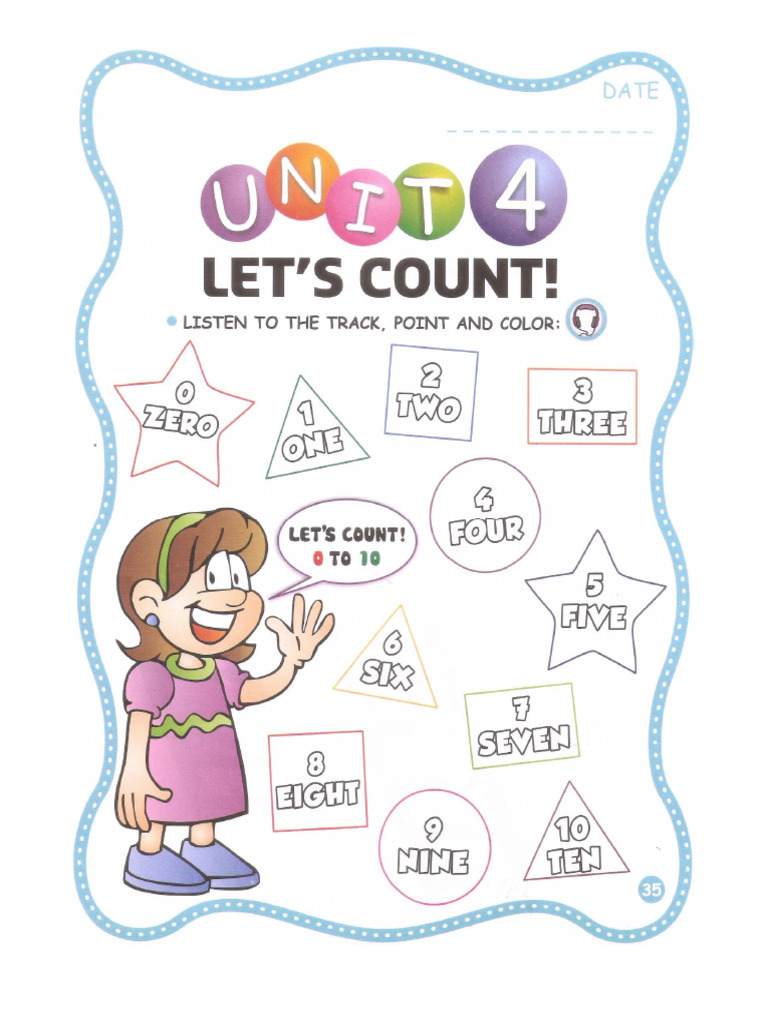 Play and Learn English Starter Unit 4 | PDF