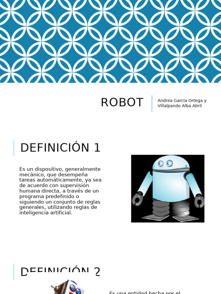 Definición y usos de los robots | PDF