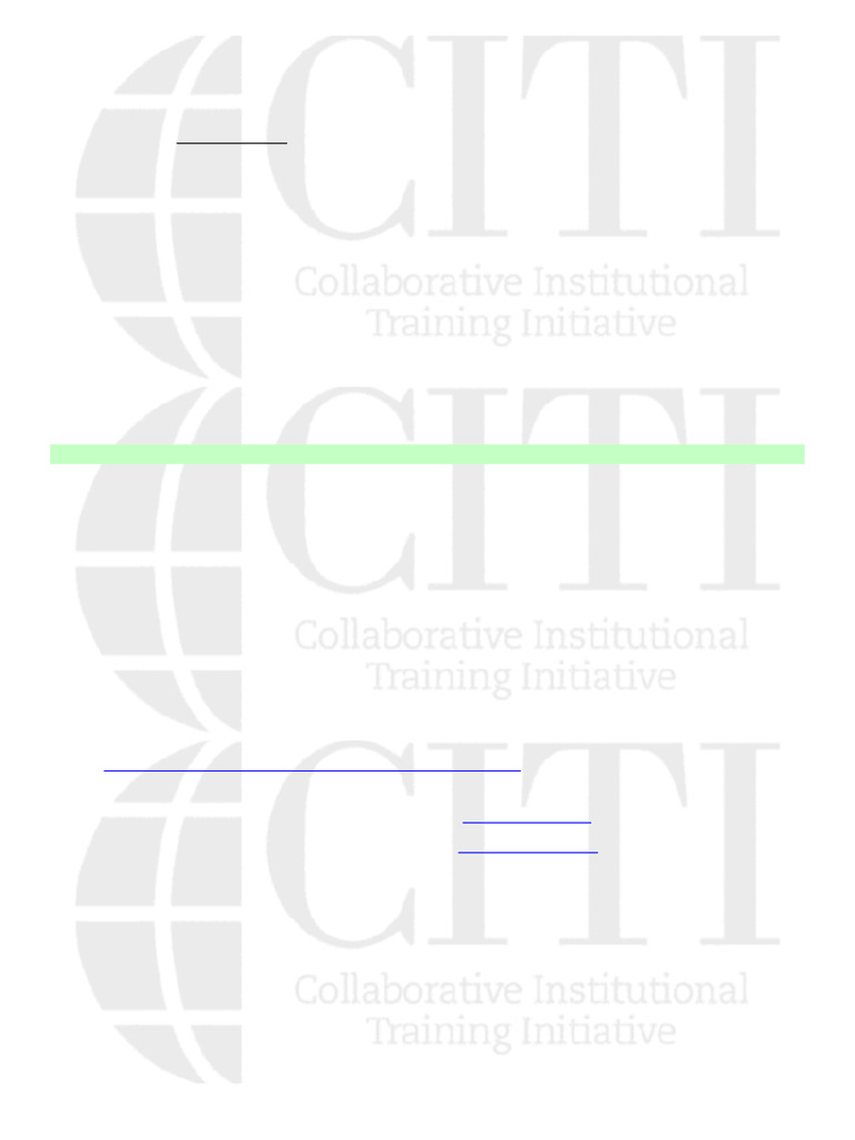 Citi Completion Report | PDF | Workplace | Working Conditions
