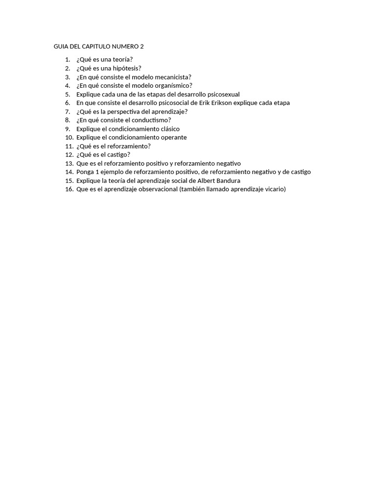 Guia Del Capitulo Numero 2 | PDF