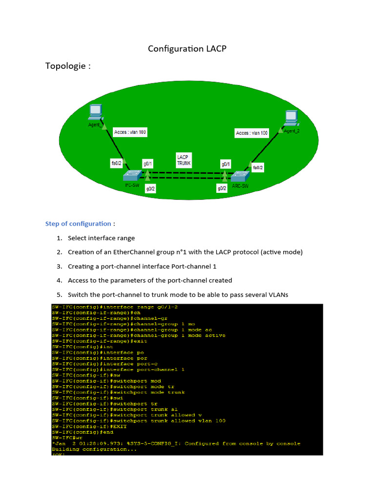 Configuration LACP | PDF