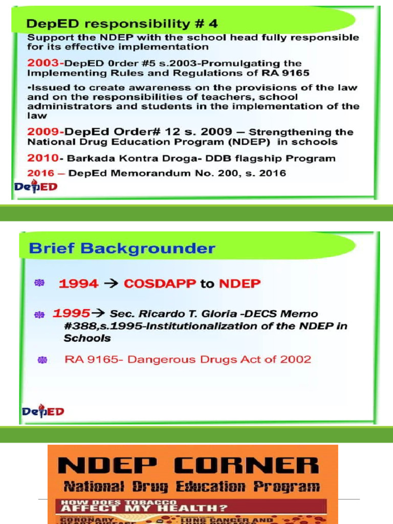 NDEP Learner's Orientation | PDF