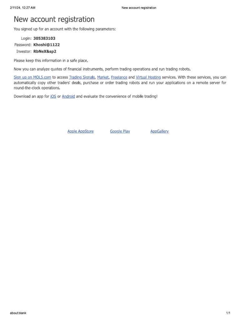 XM Global Demo Challenge | PDF