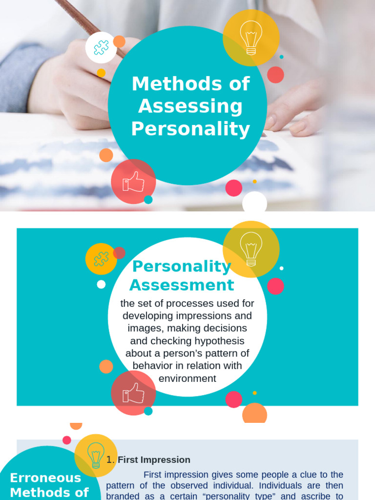 Methods-of-Assessing-Personality | PDF | Social Psychology | Cognition