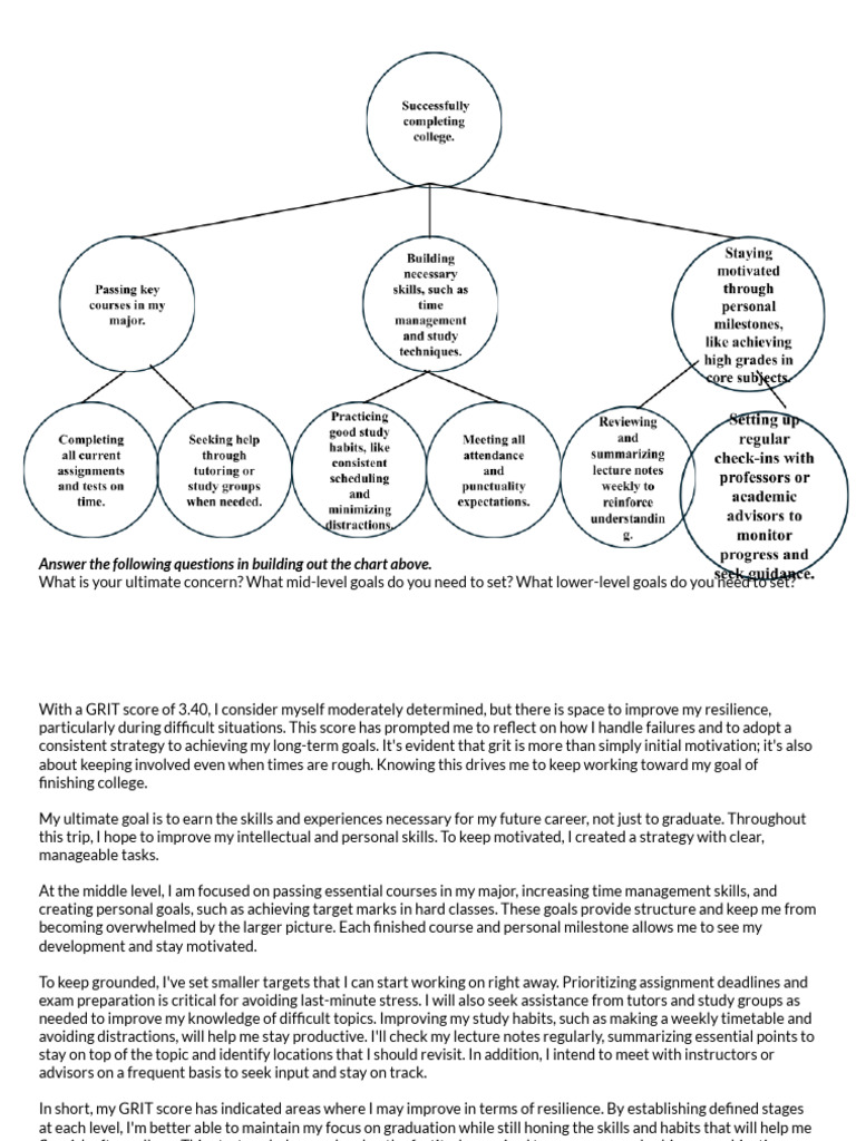 Gritty Goals Diagram-1 | PDF