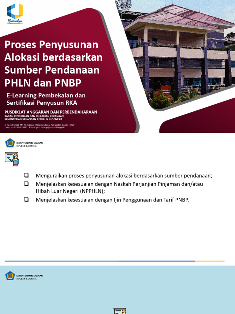 02 MP 3 Penganggaran Bersumber PHLN Dan PNBP 1 | PDF