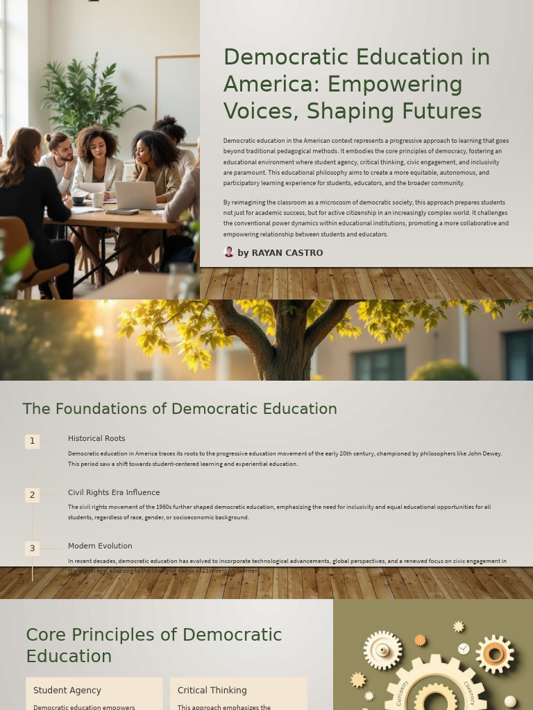 Democratic Education: Empowering Students | PDF | Learning ...