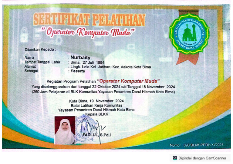 Sertifikat Komputer Compressed Compressed Pdf