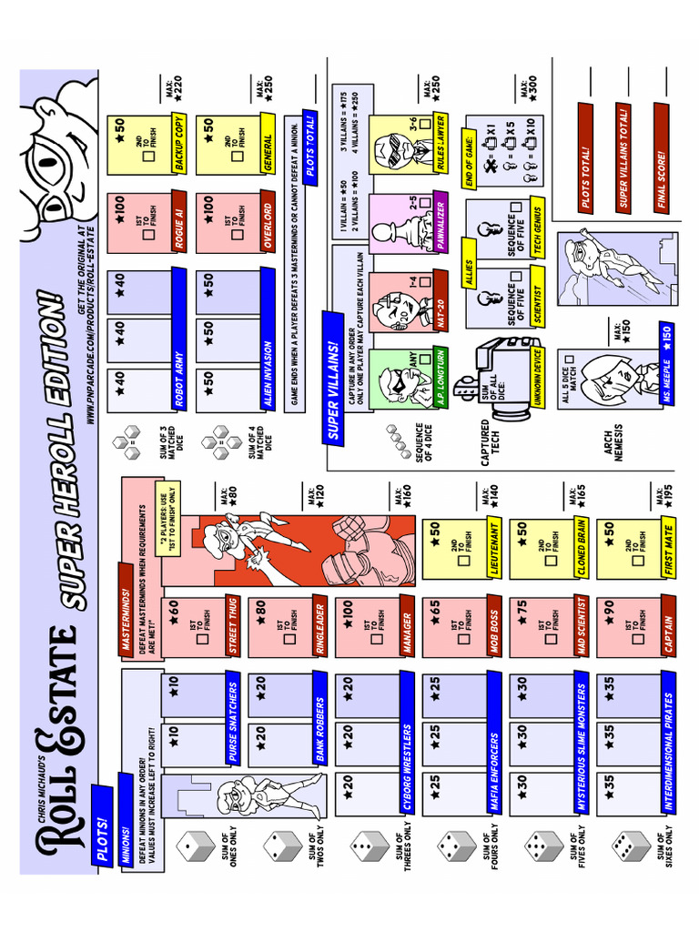 Roll Estate Superheroscolor | PDF