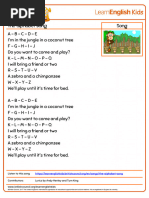 Songs The Alphabet Song Lyrics | PDF
