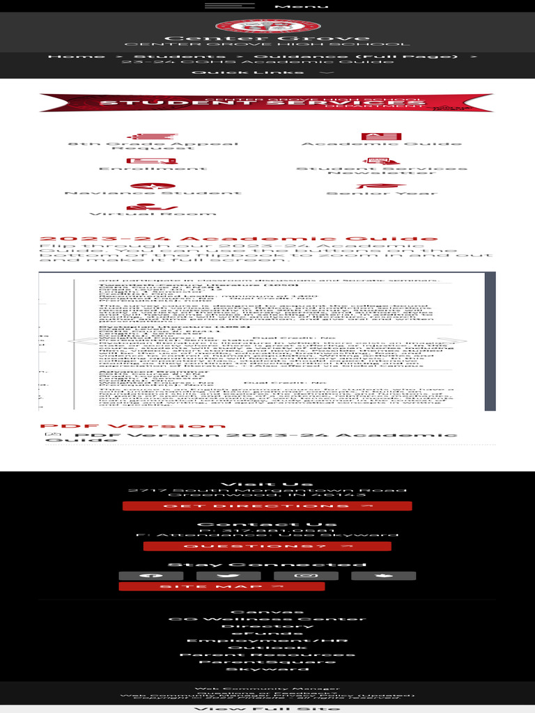 Guidance (Full Page) 23-24 CGHS Academic Guide | PDF