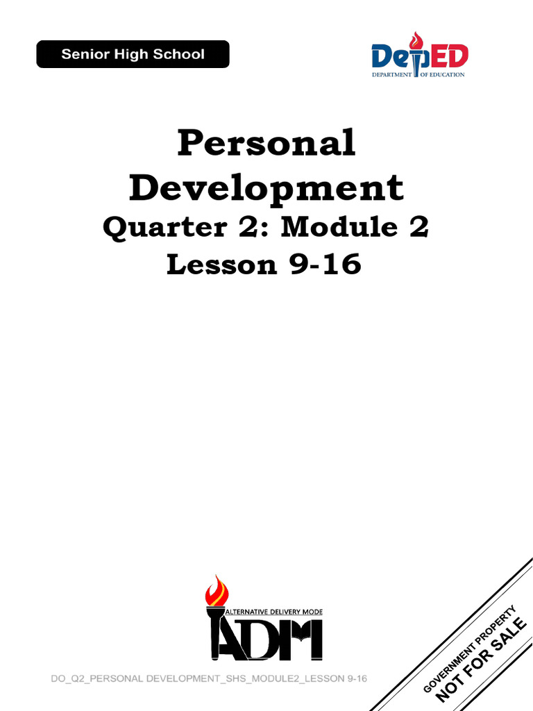 PERDEV SHS Q2 2023 2024 Student | PDF | Leadership | Adolescence
