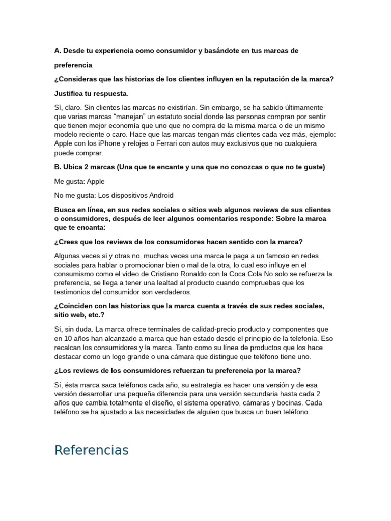 Actividad 1 Solucionar para Cambiar | PDF | Apple Inc. | Android (sistema operativo)