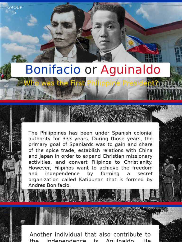 Bonifacio vs. Aguinaldo: First President Debate | PDF | President Of ...