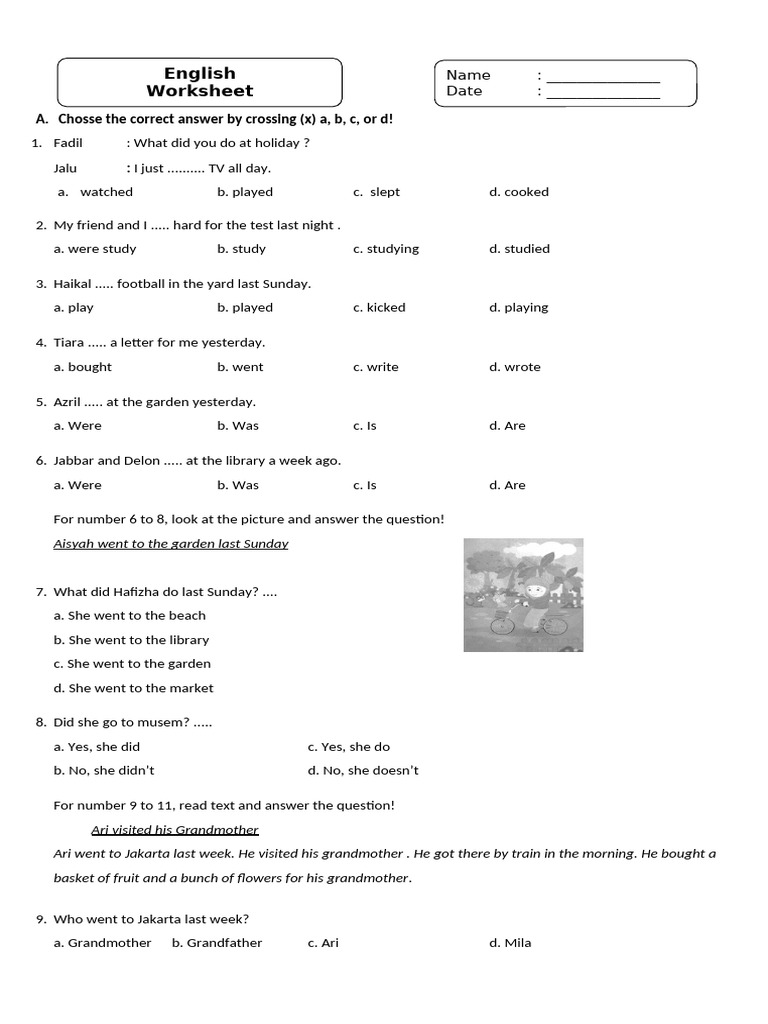 Latihan Sas English SMT 1 | PDF