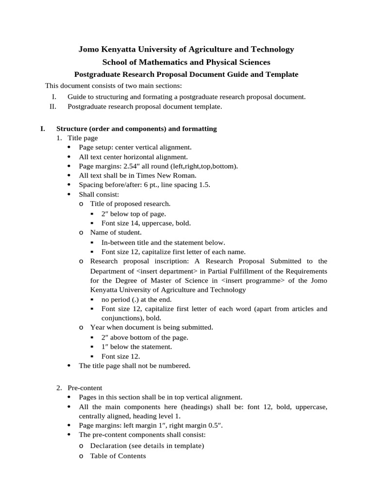 Postgraduate Research Proposal Guide | PDF | Air Conditioning | Letter Case