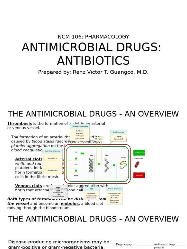 14 - Antibiotics (Complete) | PDF | Penicillin | Beta Lactamase