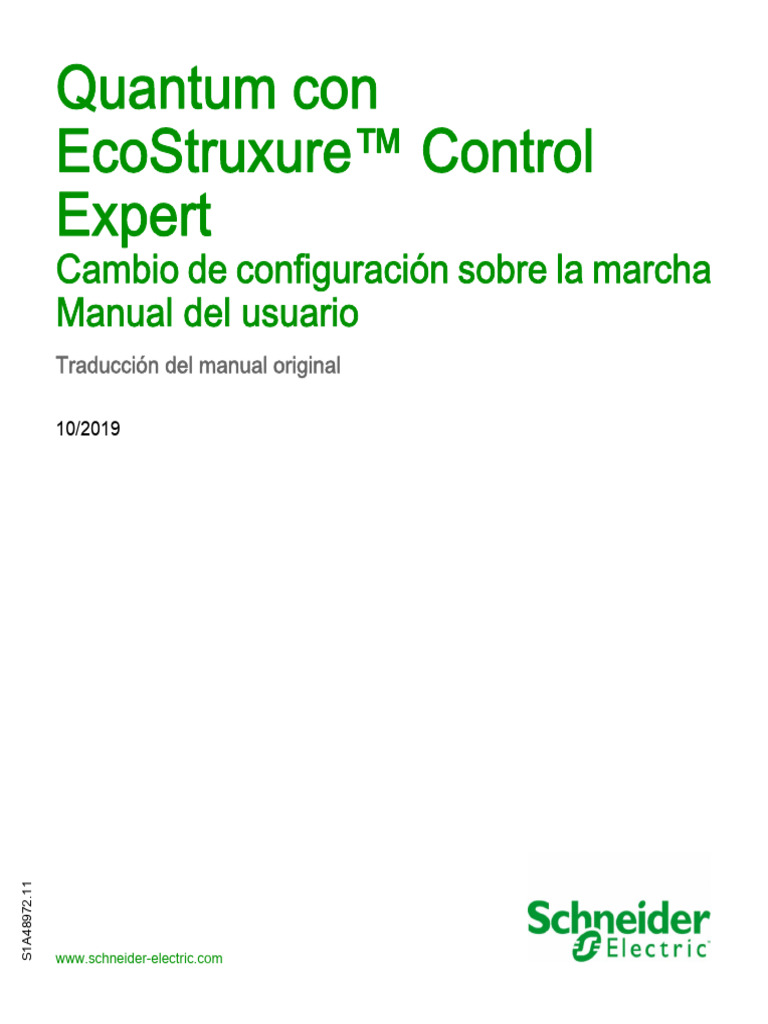 Modicon Quantum - Cambio de Configuracion Sobre La Marcha | PDF ...