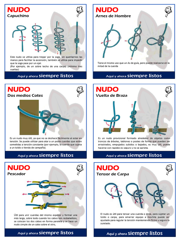 NUDOS | PDF | Nudo | Cuerda