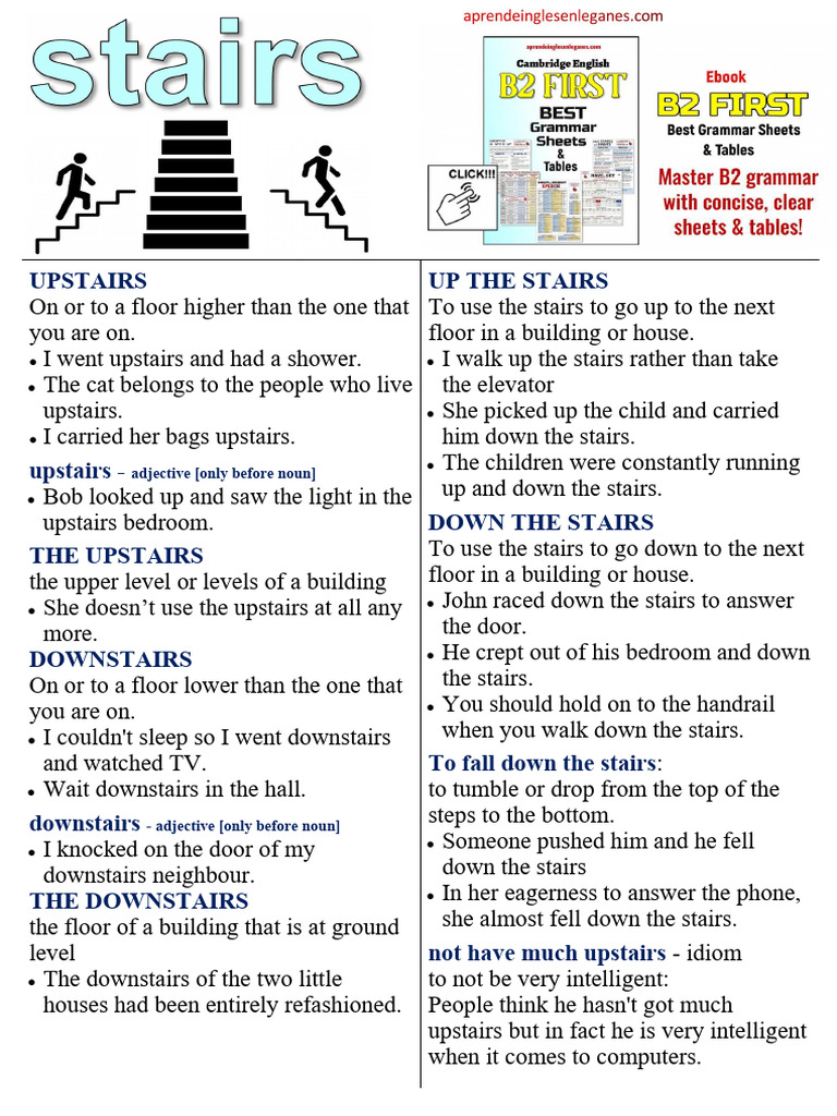 Upstairs - Downstairs - Up - Down The Stairs | PDF