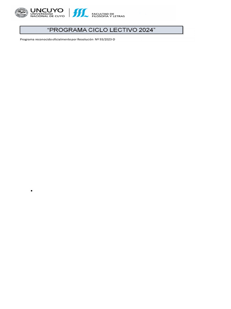 Programa Prof. Historia Siu - Le I Italiano 2024 | PDF | Verbo | Aprendizaje