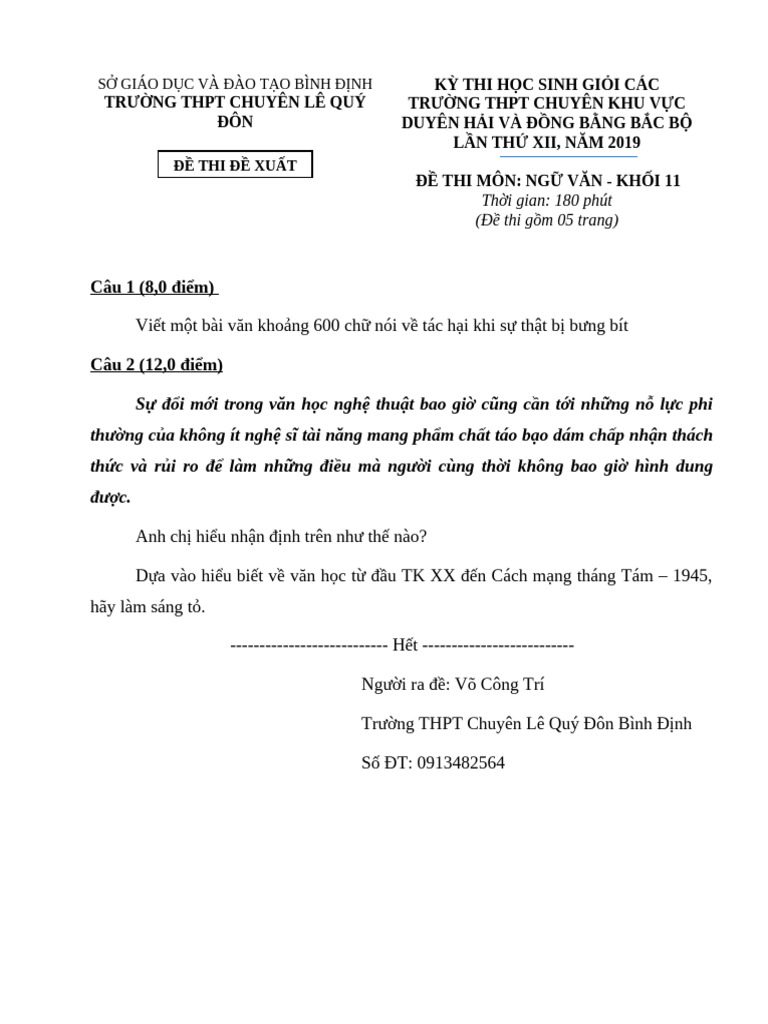 Van 11 - Binh Dinh | PDF