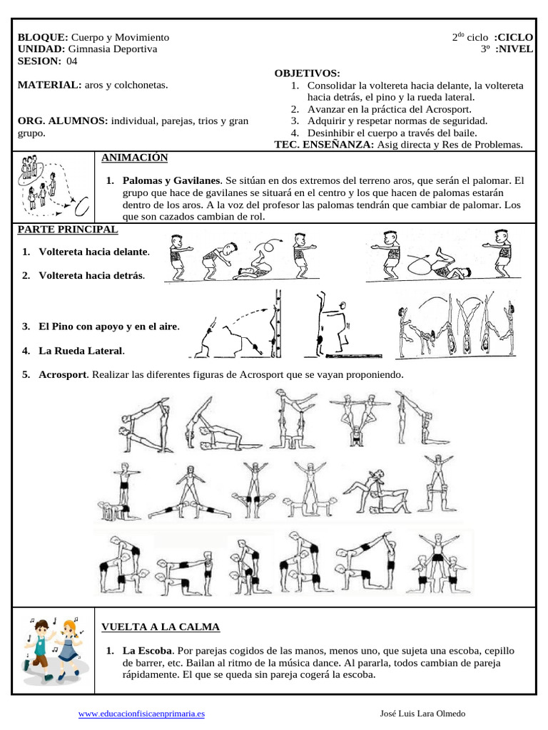 Udt 04 Gimnasia Deportiva 4 | PDF