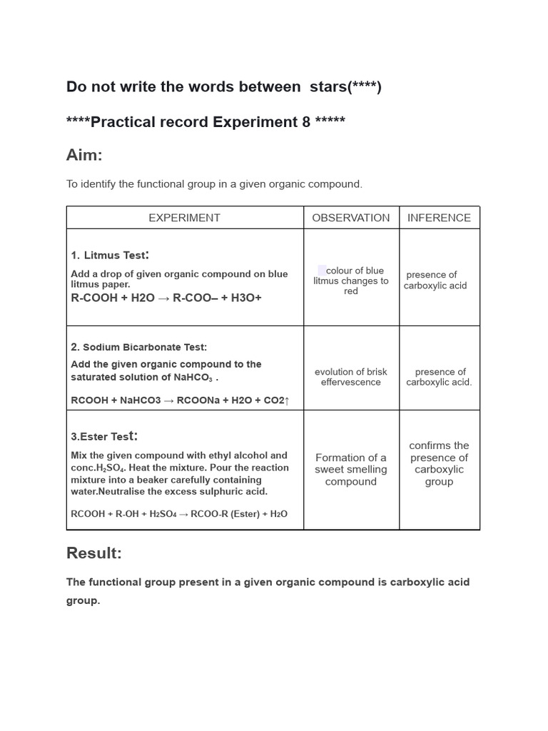Practical Record Experiment 8 | PDF