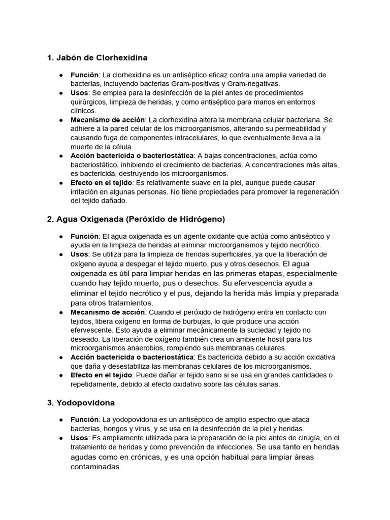 Tarea Dr. Reyes | PDF | Peróxido de hidrógeno | Las bacterias